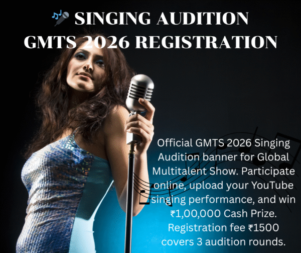 🎤 Singing Audition – GMTS 2026 Registration | Join Online Singing ...